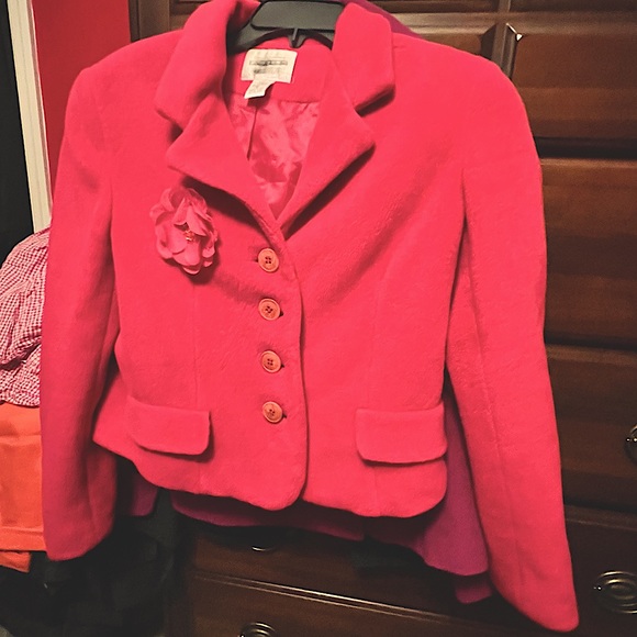 Jackets & Coats | Plush Hot Pink Jacket By Express | Poshmark